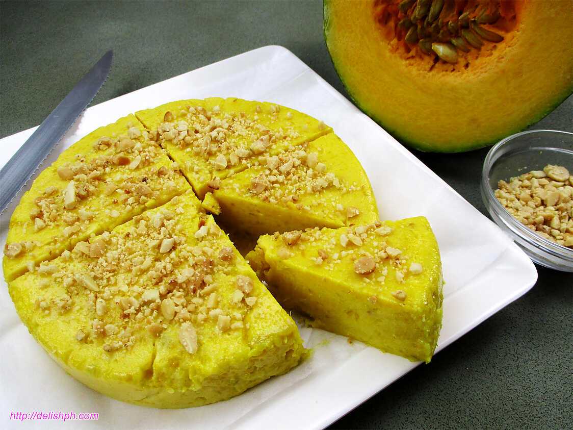 Recipe of MAJA KALABASA (SQUASH PUDDING)